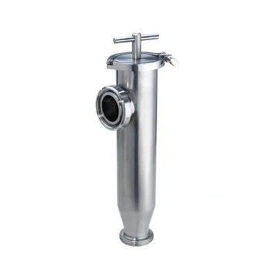 De sanitaire Sanitaire Filter van SS304 SS316L paste Gelast Vastgeklemd Recht Type in