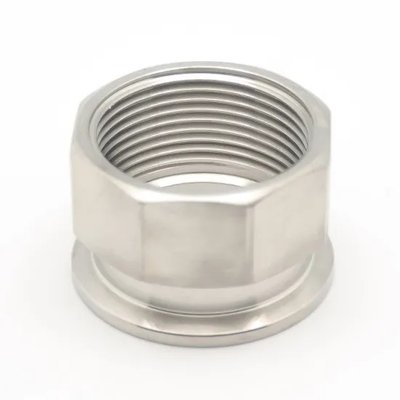10 Rang van het de Adapter de Hygiënische Voedsel van de duimss304 Ss316l Metalen kap 22mp Triclover NPT