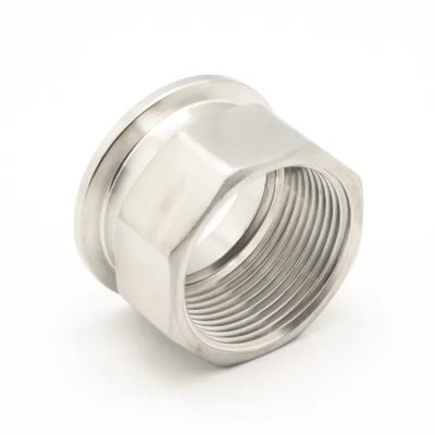 10 Rang van het de Adapter de Hygiënische Voedsel van de duimss304 Ss316l Metalen kap 22mp Triclover NPT