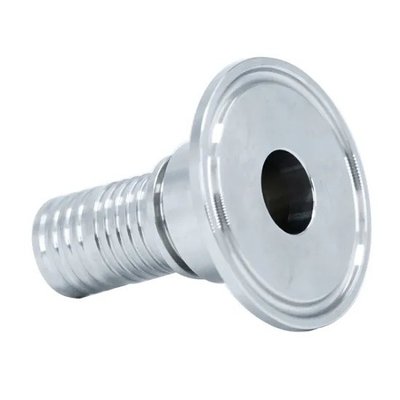 De hydraulische van het de Adapterroestvrije staal van de Slangmetalen kap Zuivelmontage met Kraag