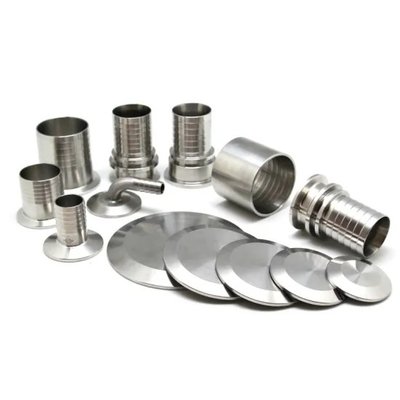 Accessori per tubi sanitari del morsetto dell'adattatore SS304 SS316L del puntale dell'acciaio inossidabile tri
