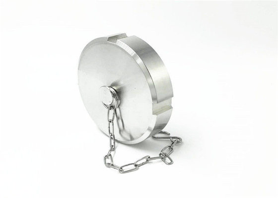 Van de de Rangmetalen kap van FDA Ss316l de Adapter Hygiënische Unie Blinde Noot met Ketting