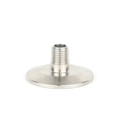 Ss304 Ss316l klemden Minislang Sanitaire Adapters van Roestvrij staal vast