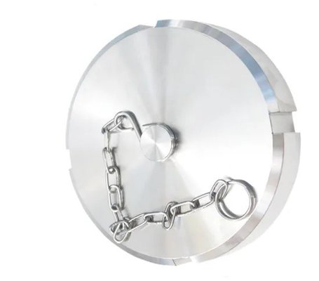 Dado cieco rotondo 316L dell'acciaio inossidabile 304 del sindacato sanitario del commestibile con le catene