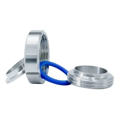 Breidt het Sanitaire Roestvrije staal SS304 van de voedselrang de Pijpmontage uit van de Klemmetalen kap