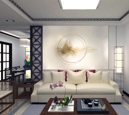 Handmade Abstract Asian Metal Wall Art Mountain for Living Room of Home Decorations Sankontran DTA-02