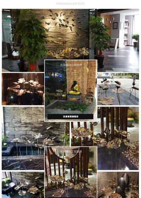 Handmade Metal Stainless Steel Sculpture Ornaments of Lotus Flower for Garden Hotel Indoors and Outdoors