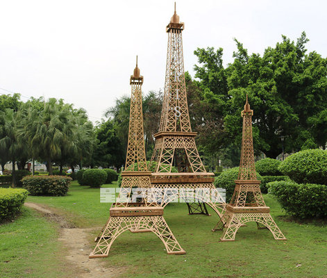 Handmade Large Metal Sculpture Ornaments of The Eiffel Tower for Home Decoration or Garden Decor Indoors and Outdoors