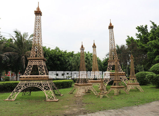 Handmade Large Metal Sculpture Ornaments of The Eiffel Tower for Home Decoration or Garden Decor Indoors and Outdoors