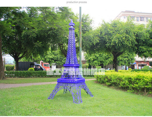Handmade Large Metal Sculpture Ornaments of The Eiffel Tower for Home Decoration or Garden Decor Indoors and Outdoors