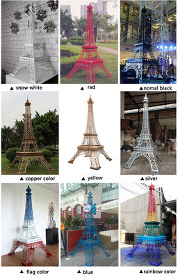 Handmade Large Metal Sculpture Ornaments of The Eiffel Tower for Home Decoration or Garden Decor Indoors and Outdoors