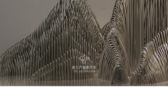 Handemade Metal Sculpture Mountain for Home Decoration ornamnets garden