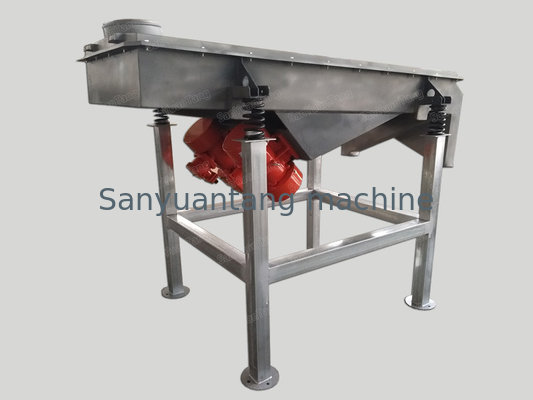 vibrating linear screen / stainless steel drug linear vibrating screener