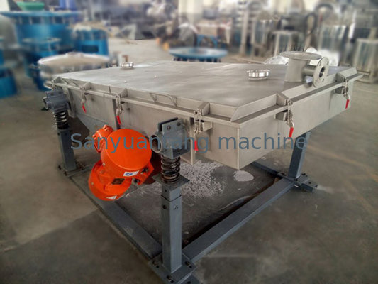 vibrating linear screen / stainless steel drug linear vibrating screener