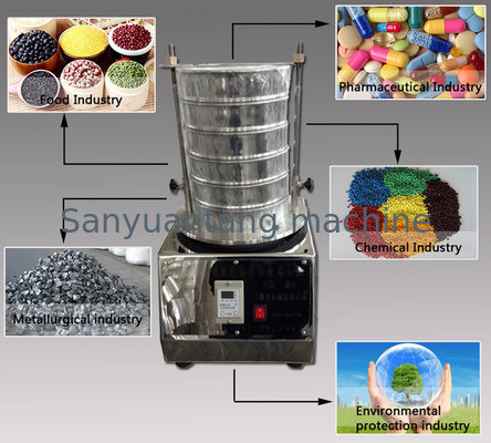 SY 300 lab test sieve shaker for particle size distribution , mini vibrating screen