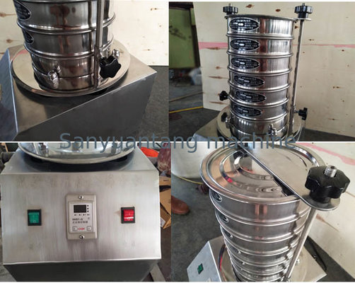 SY 300 lab test sieve shaker for particle size distribution , mini vibrating screen