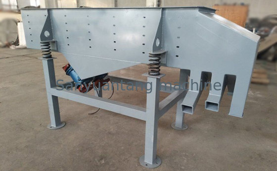 Linear vibrating screen used for soya bean,wheat bran,rice bran