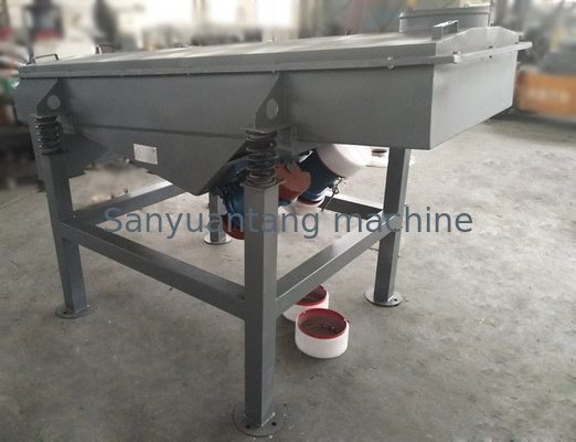 Linear vibrating screen used for soya bean,wheat bran,rice bran