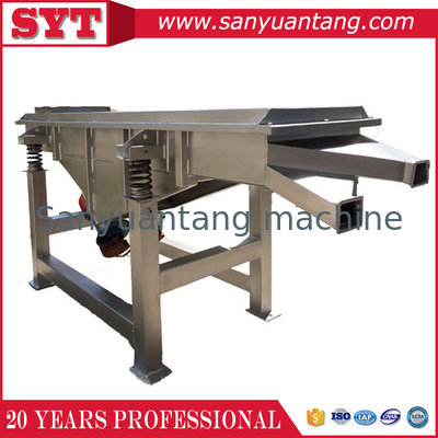 Sawdust sieve machine ,large capacity  linear vibrating shaking sieve for powder grading size