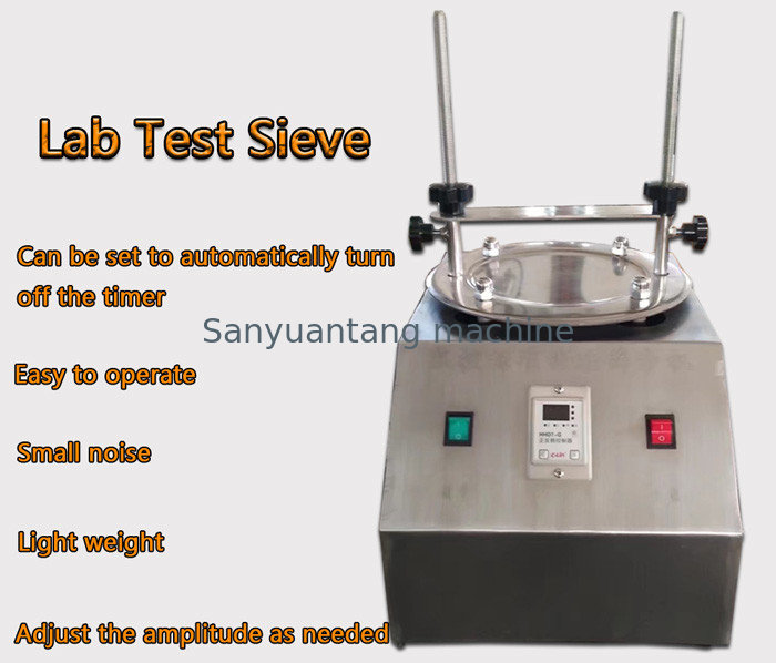 Sieve shaker mineral powder analysis for laboratory 200 mm diameter