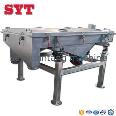 vibrating linear screen / stainless steel drug linear vibrating screener