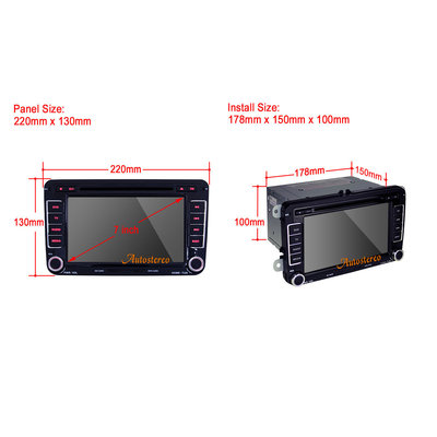 7 Inch Car Multimedia Player Volkswagen Andriod 4.4 DVD GPS Navigation