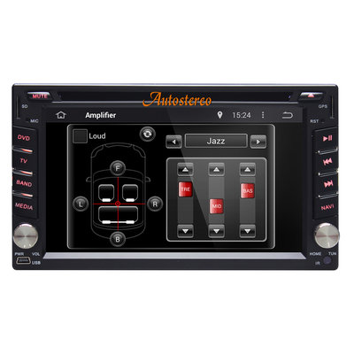 6.2 Inch Nissan Car DVD Sat Nav , Auto Stereo Car Stereo Sat Nav