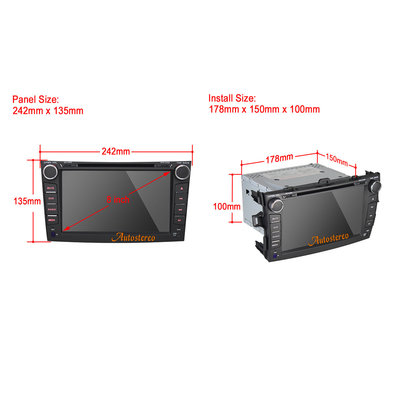 Car Radio Stereo for Toyota Corolla with DVD GPS USB SD BT 3G WIFI