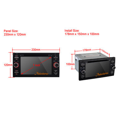 Car Mount Car DVD Sat Nav For Ford Focus C - MAX Fusion Mondeo