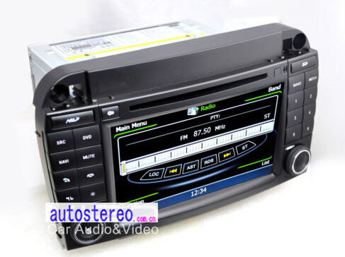 Car Stereo GPS Mercedes Benz Sat Nav DVD for Benz S-Class 7 Inch Screen