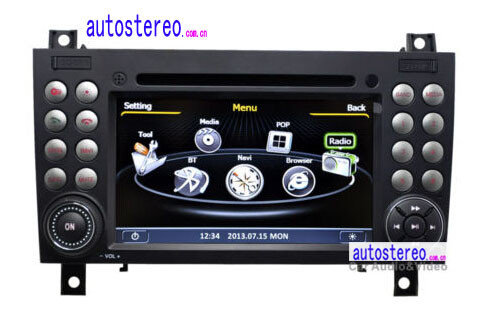 Wifi Double Din Sat Nav Car Stereo DVD Player Touch Screen 800 × 480 pixels