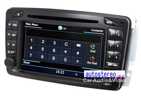 Double Din Mercedes Benz Sat Nav DVD