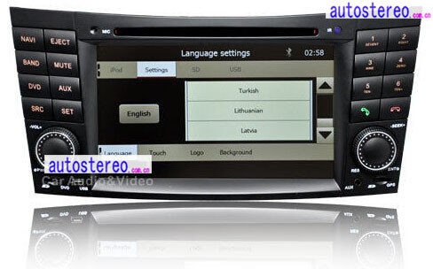 GPS DVD Player Double Din Stereo SAT NAV Automobile Autoradio
