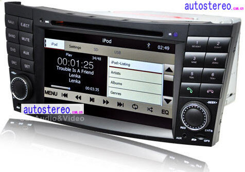 GPS DVD Player Double Din Stereo SAT NAV Automobile Autoradio