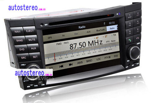 7Inch Touch Screen Car Stereo DVD Player SAT NAV for Mercedes