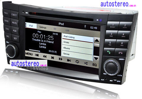 7Inch Touch Screen Car Stereo DVD Player SAT NAV for Mercedes