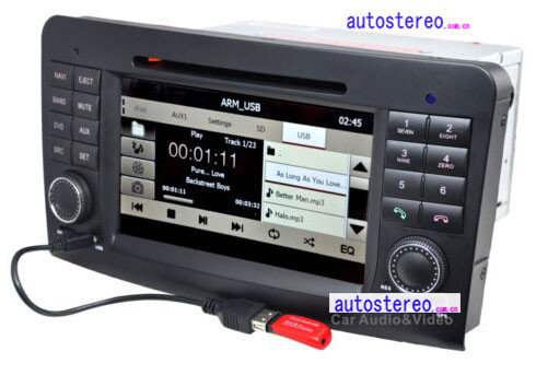 7'' Car Stereo Autoradio Mercedes Benz Sat Nav DVD With WinCE 6.0