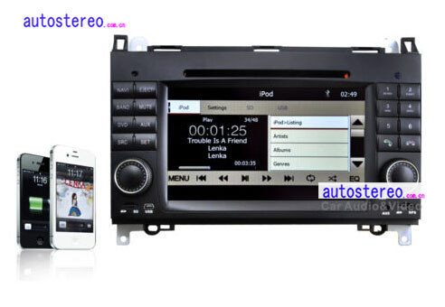 Bluetooth Mercedes Benz Sat Nav DVD Touch Screen Car Stereo Autoradio