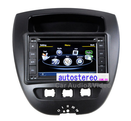 Car Stereo for Citroen C1 Toyota Aygo Peugeot 107 Satnav Headunit DVD Autoradio