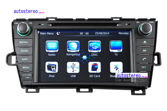 8 Inch Dual Zone Car Stereo for Toyota Prius Satnav Autoradio GPS Navigation Headunit DVD Player