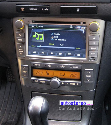 Toyota Car Stereo Equipment Avensis Auto Radio GPS Navigation DVD Player  7"  Touch Screen