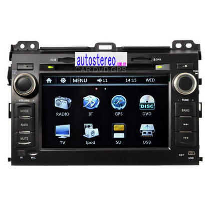 Toyota Land Crusier Prado 7'' Car Stereo GPS Headunit With WinCE 6.0 GPS NAV | Bluetooth