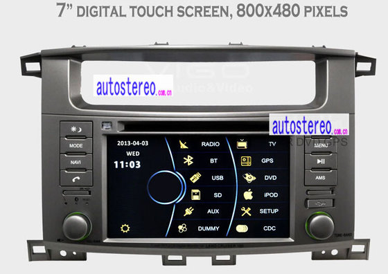 7" Car Stereo GPS Naviation Autoradio DVD Player for Toyota Land Cruiser 100