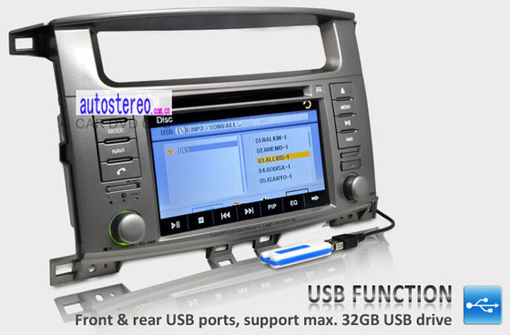 7" Car Stereo GPS Naviation Autoradio DVD Player for Toyota Land Cruiser 100