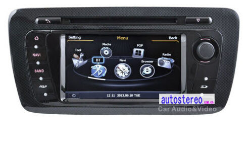 Bluetooth Multimedia Car Navigation System Car Stereo DVD Player for Seat Ibiza Headunit GPS