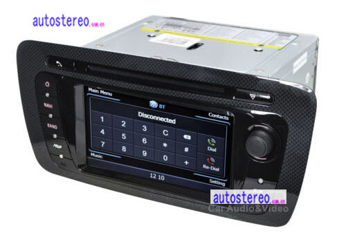 Bluetooth Multimedia Car Navigation System Car Stereo DVD Player for Seat Ibiza Headunit GPS
