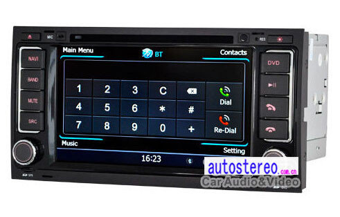 VW Volkswagen Touareg 7 Inch Car Stereo with Sat Nav and Bluetooth for GPS Navigation Systems