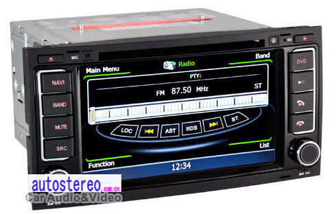 VW Volkswagen Touareg 7 Inch Car Stereo with Sat Nav and Bluetooth for GPS Navigation Systems