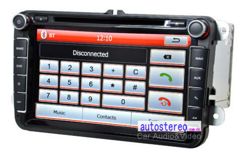 VOLKSWAGEN Golf Polo Satnav GPS Navigation Radio Multimedia Car Stereo with Sat Nav 8"