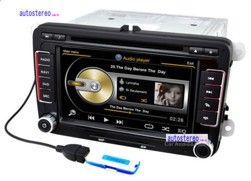 Bluetooth  7" Car Stereo GPS Navigation Headunit Multimedia for VOLKSWAGEN / SEAT / SKODA